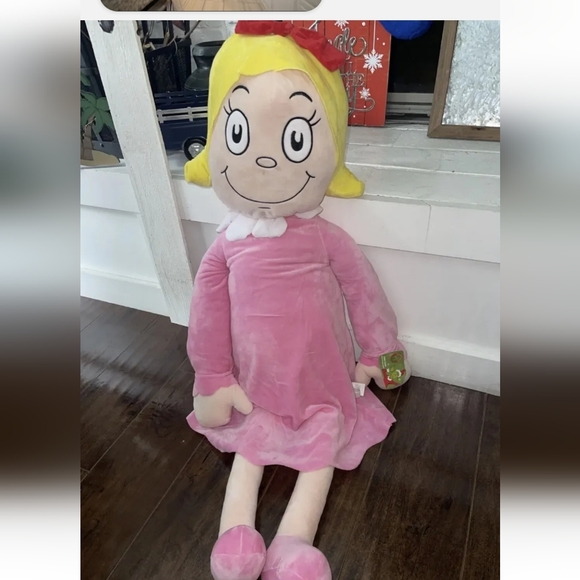 The Grinch | Toys | 4ft Cindy Lou Who Jumbo Plush The Grinch Who Stole ...